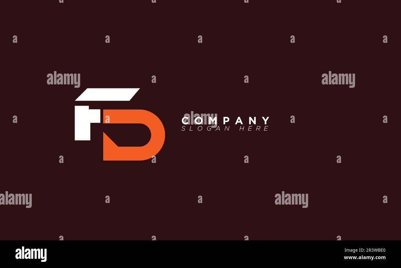 FD Alphabet letters Initials Monogram logo Stock Vector Image & Art - Alamy