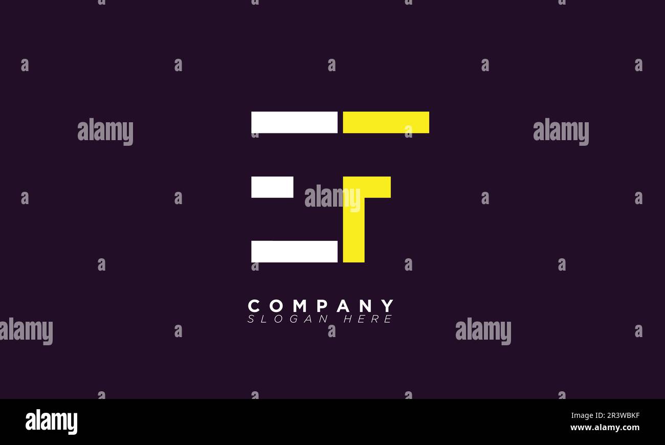 Ef alphabet Stock Vector Images - Alamy