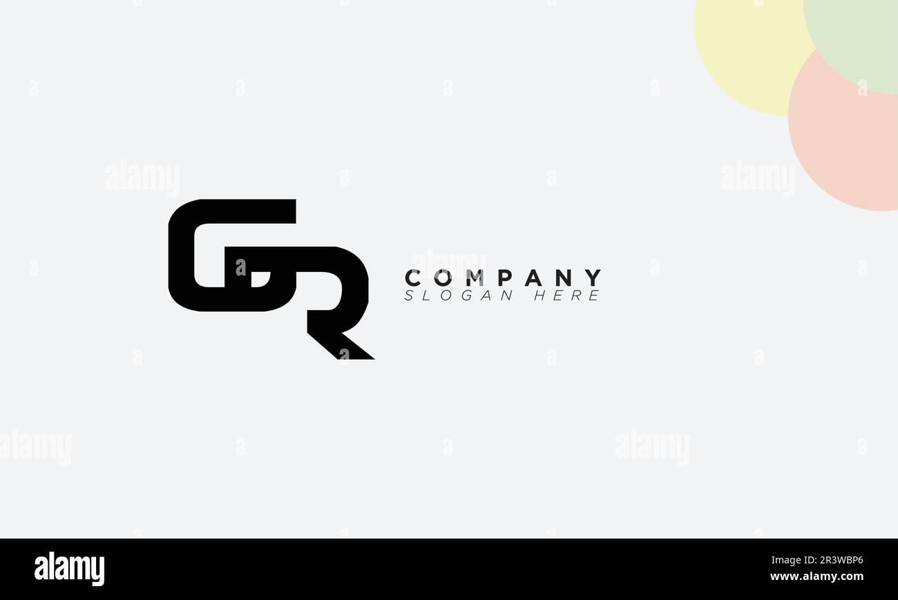 GR Alphabet letters Initials Monogram logo Stock Vector Image & Art - Alamy