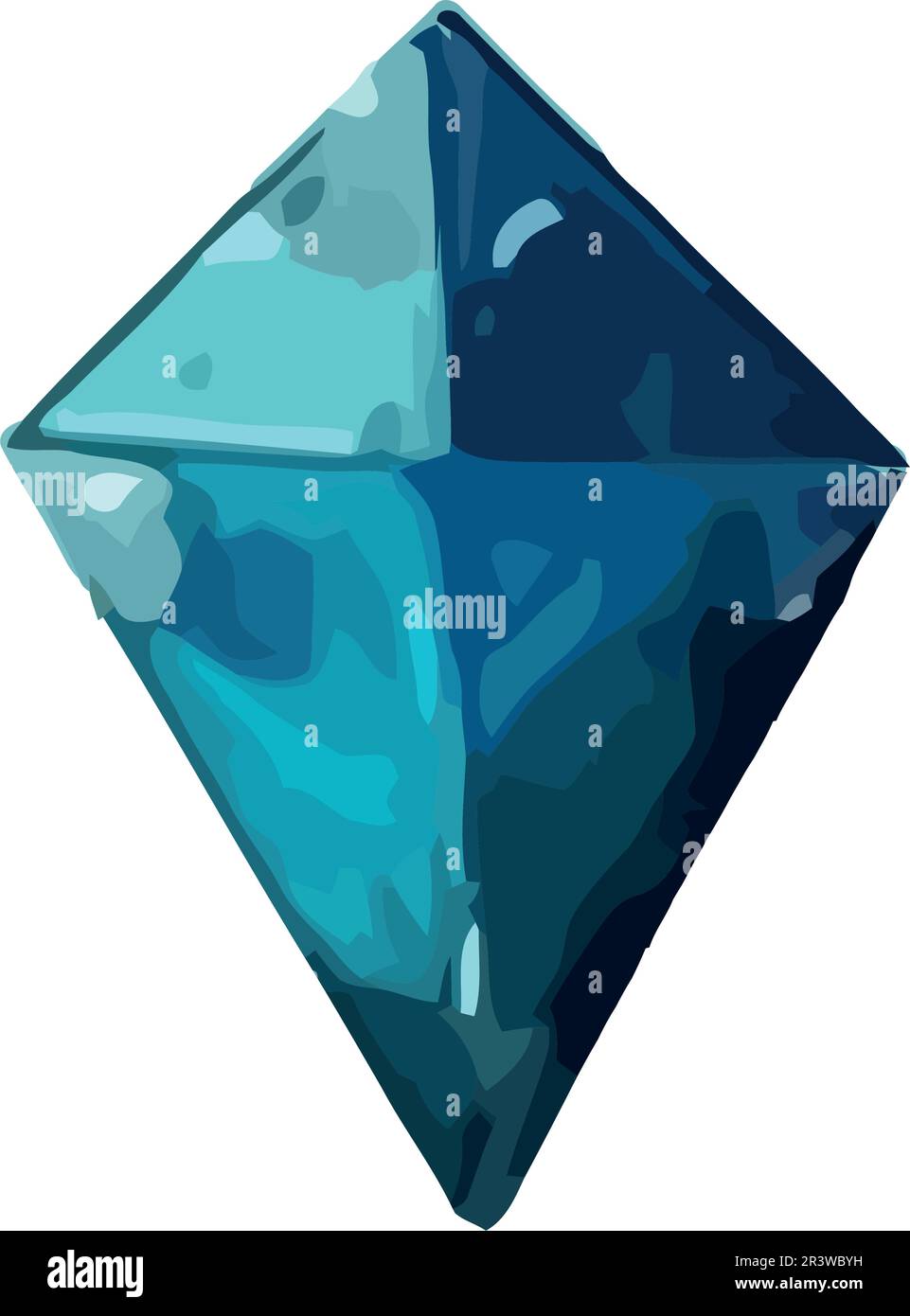 Luxury jewelry Precious gems in geometric shapes Stock Vector Image ...