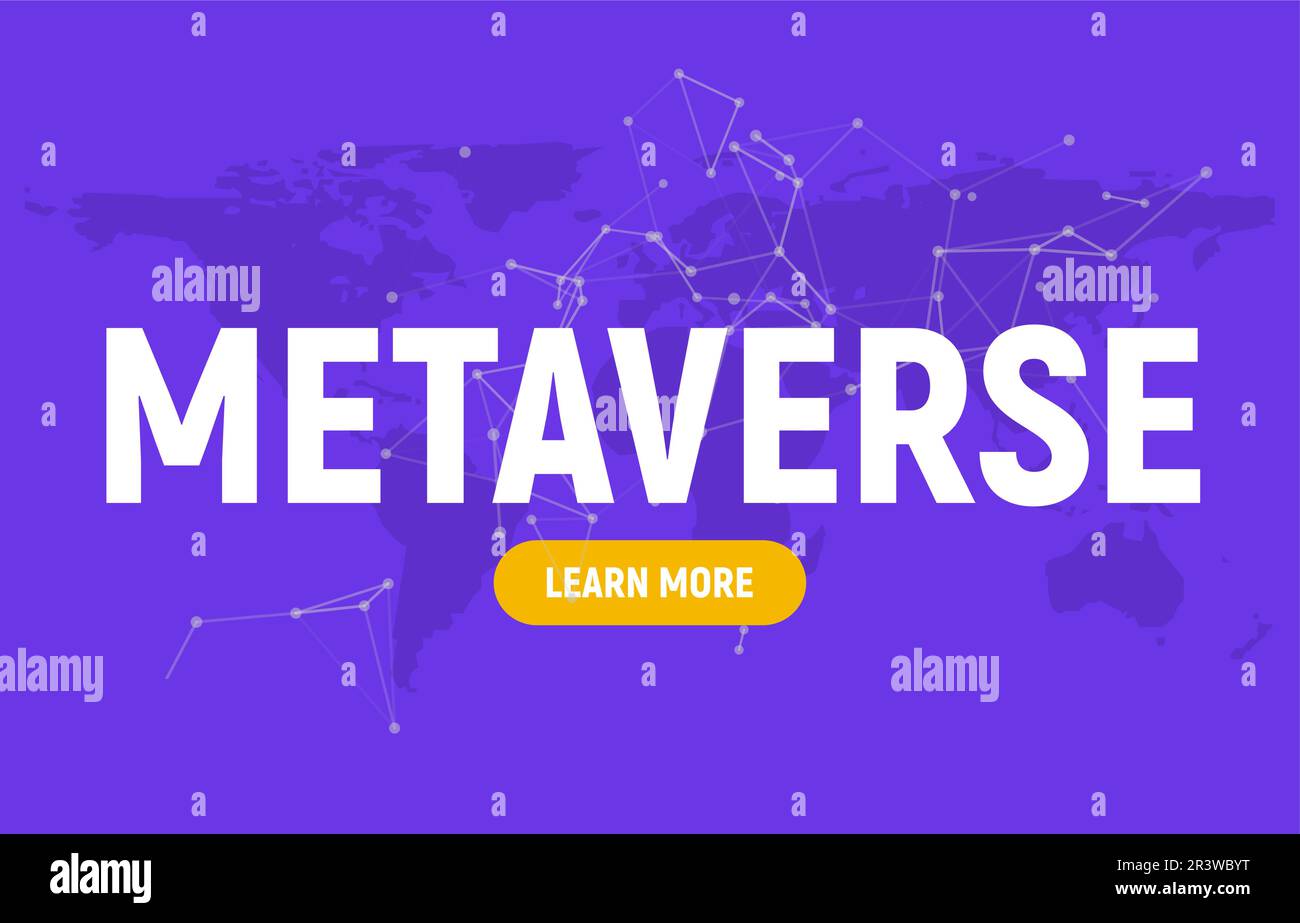 Metaverse background game 3d abstract cyber technology logo. Futuristic ...