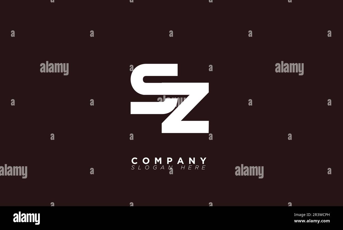 SZ Alphabet letters Initials Monogram logo Stock Vector Image & Art - Alamy
