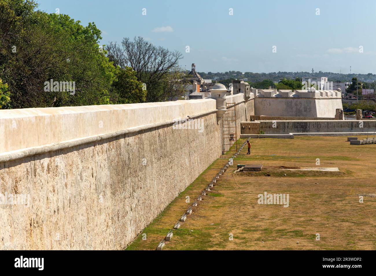 Fortifications Spanish military architecture of city walls, Campeche ...