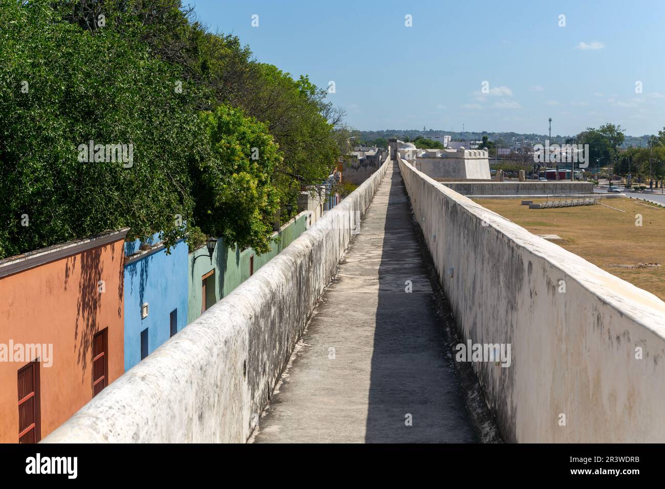 Fortifications Spanish military architecture of city walls, Campeche ...