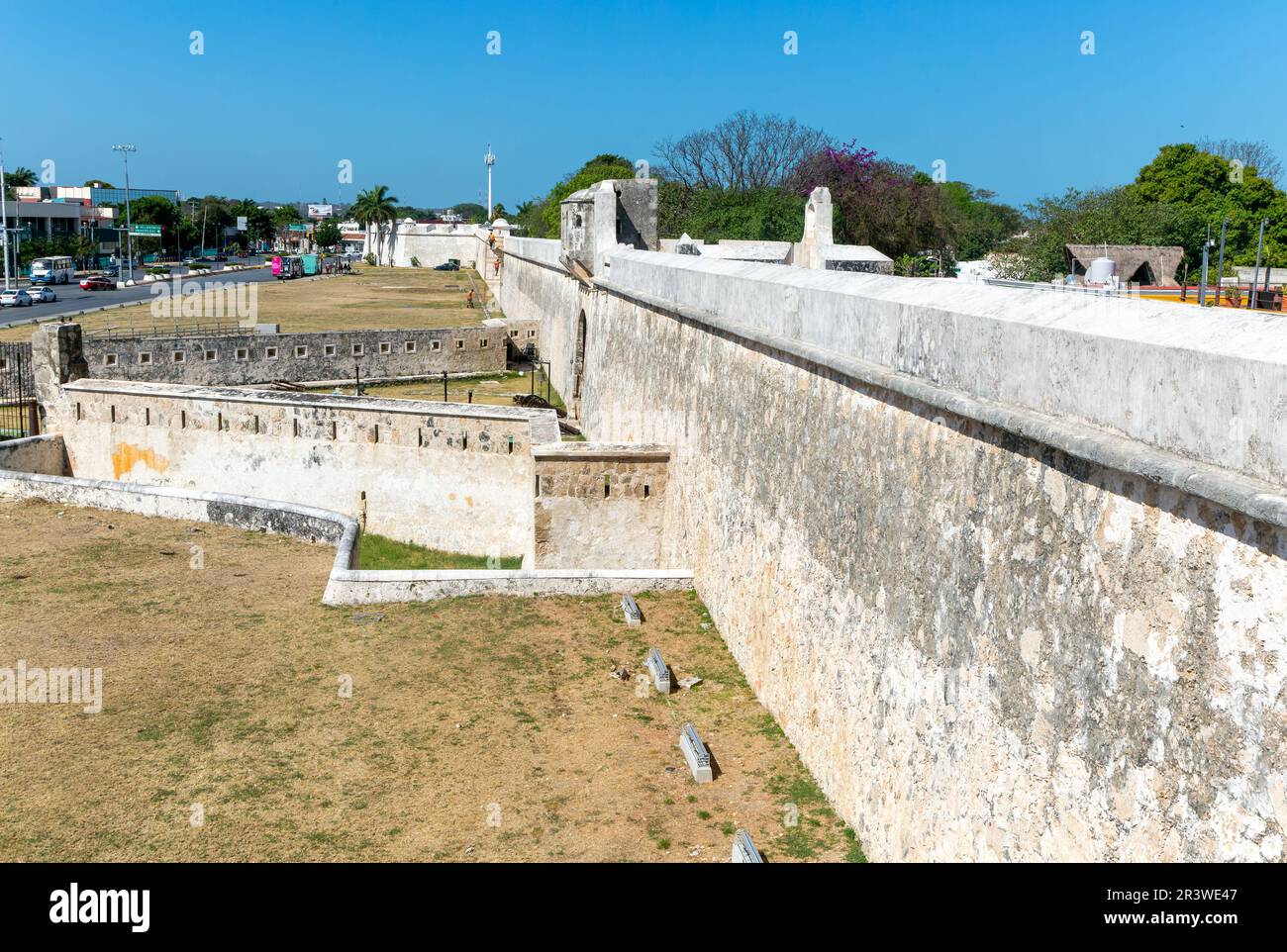Fortifications Spanish military architecture of city walls, Campeche ...