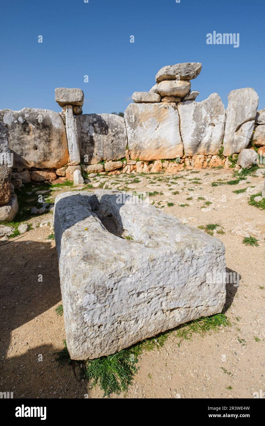 Torre d'en GalmÃ©s talayotic village Stock Photo - Alamy