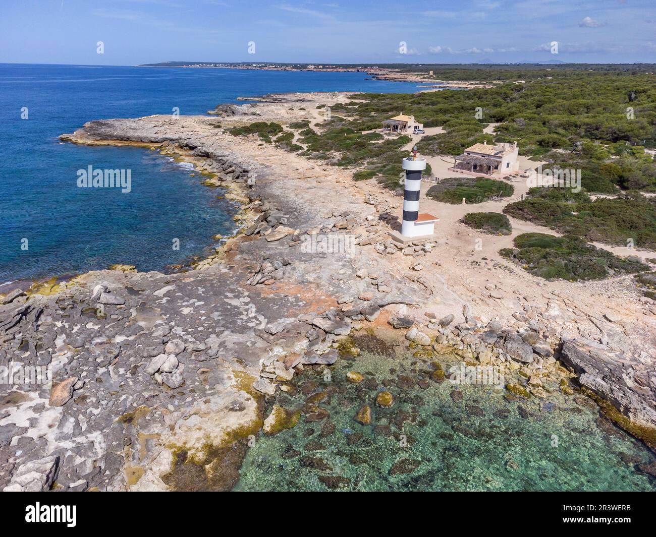 Punta Plana lighthouse Stock Photo - Alamy
