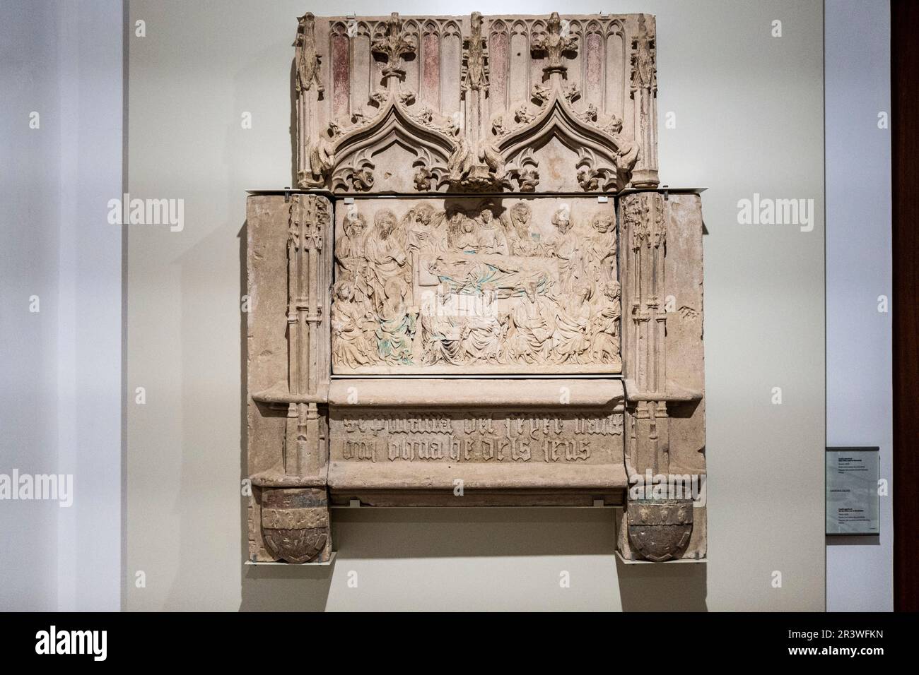 Oliva family sepulchral lauda Stock Photo - Alamy