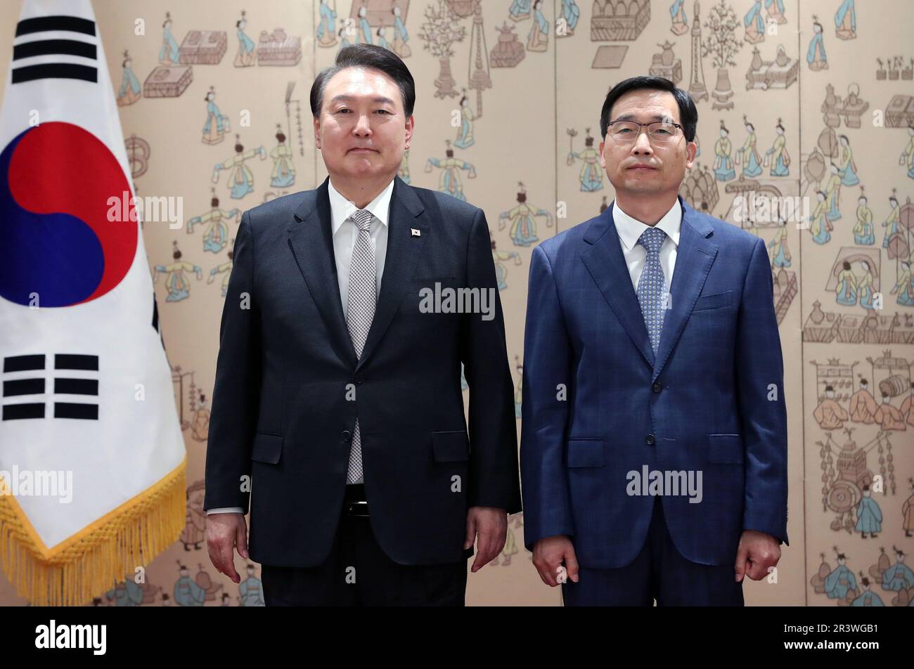 25th May, 2023. New S. Korean envoy to Nicaragua President Yoon Suk ...