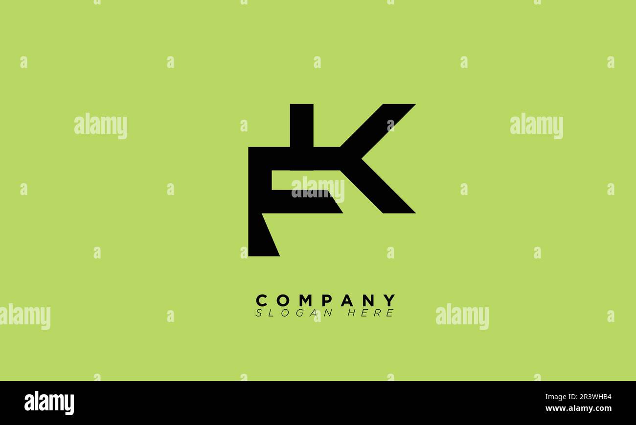 FK Alphabet letters Initials Monogram logo Stock Vector Image & Art - Alamy