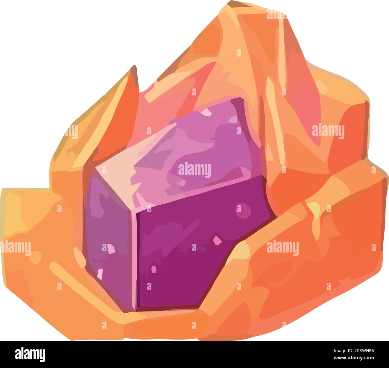Geometric shapes in multi colored stone Stock Vector Image & Art - Alamy