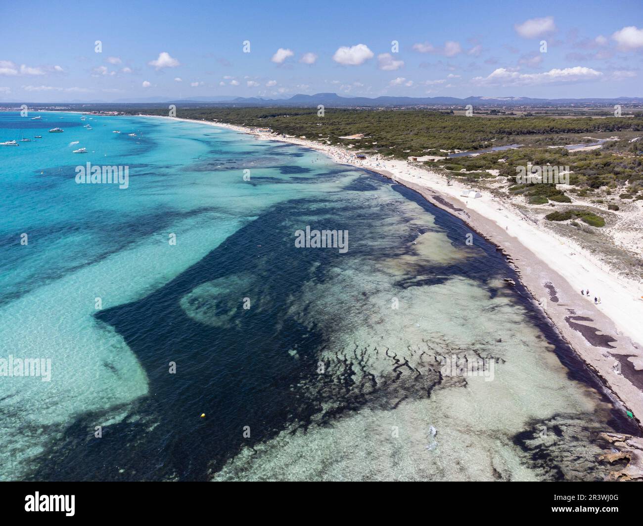 Es Trenc beach Stock Photo - Alamy