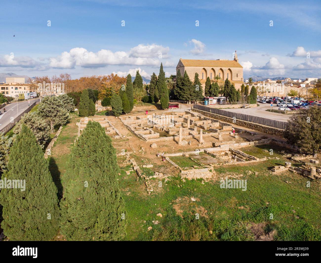 Roman city of Pollentia Stock Photo - Alamy
