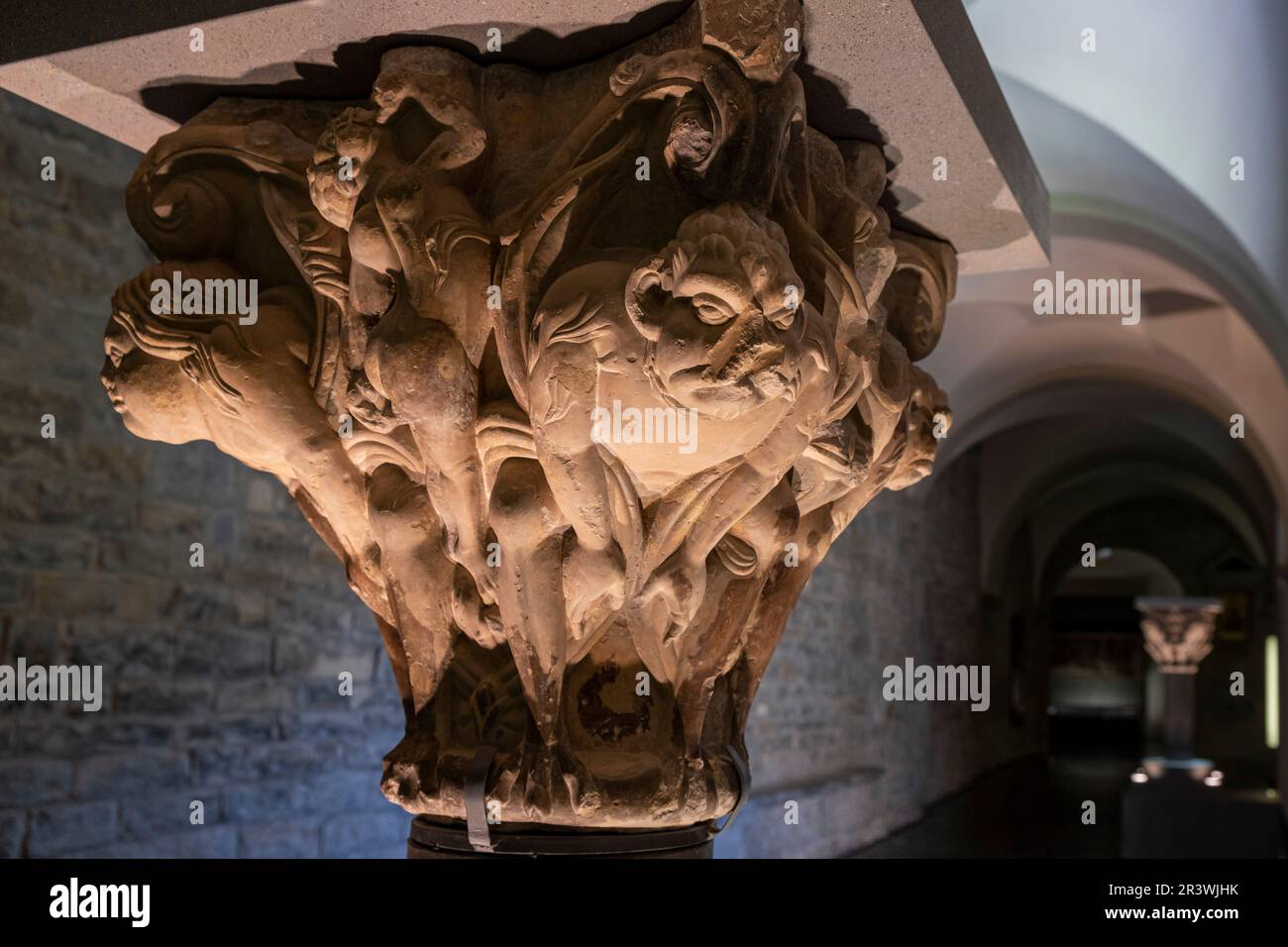 Capital of satyr Stock Photo - Alamy