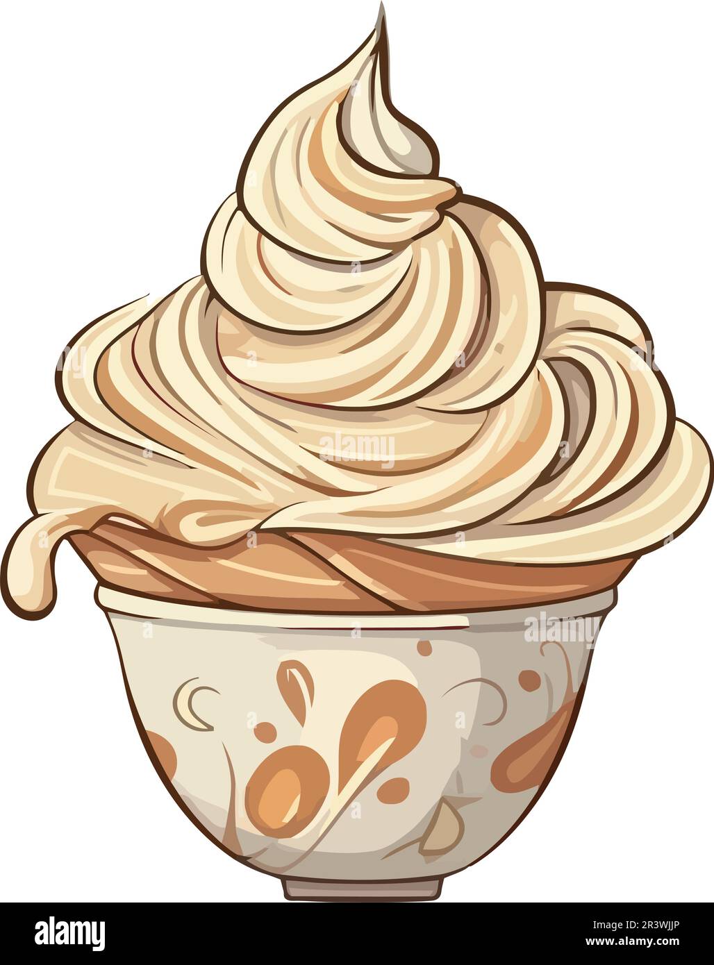 Ice swirls Stock Vector Images - Alamy