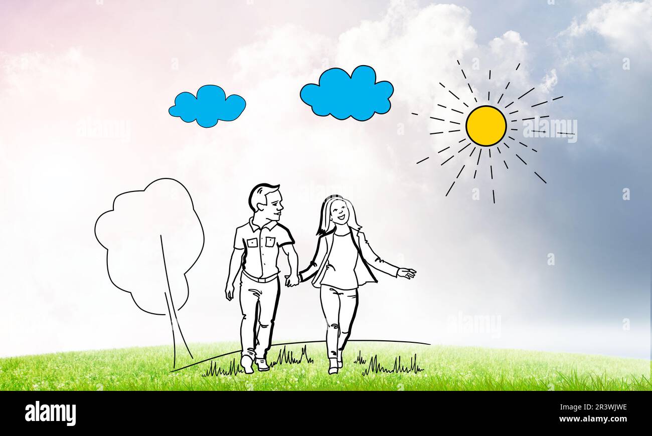 We are happy together Stock Photo - Alamy