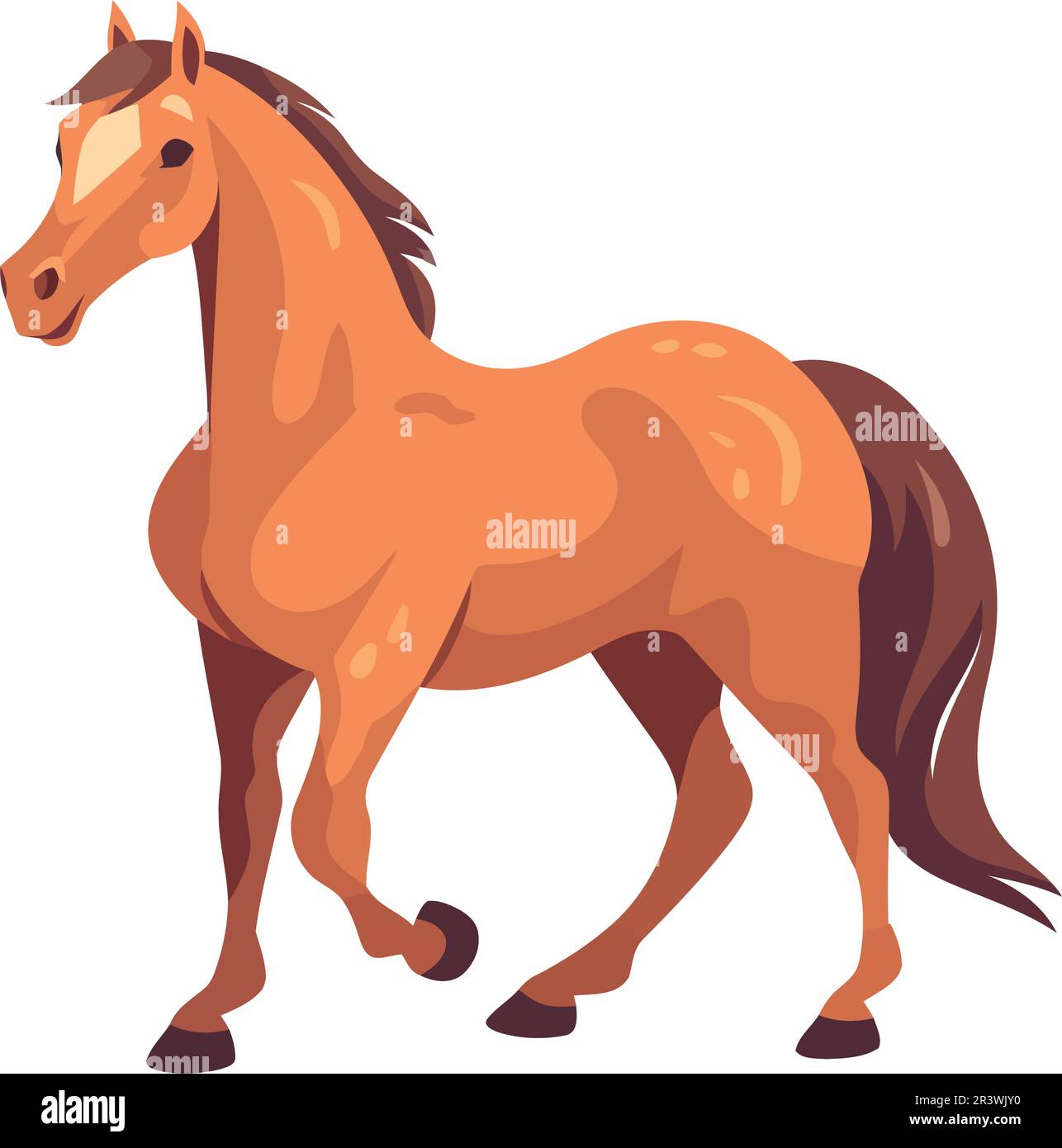Running stallion a symbol of freedom Stock Vector Image & Art - Alamy