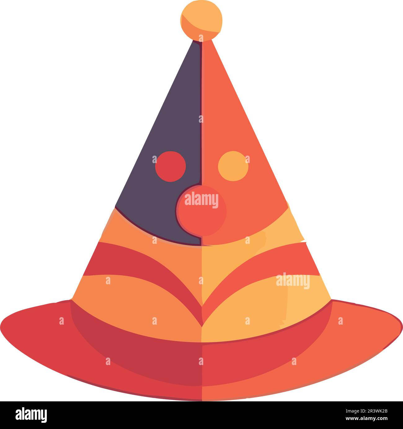 classic carnival hat accessory icon Stock Vector Image & Art - Alamy