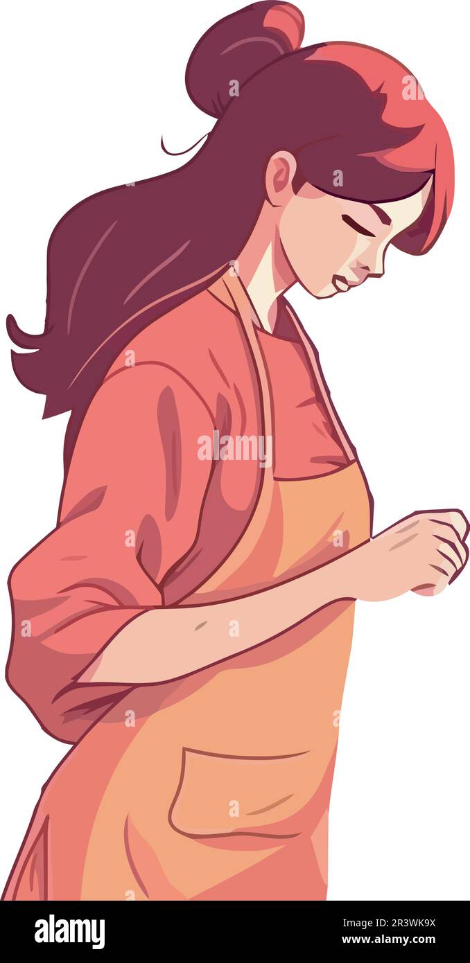Cute cartoon women in fashionable clothing Stock Vector Image & Art - Alamy