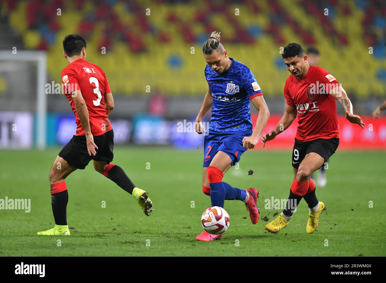 Chengdu City, China, 23 May, 2023. Chengdu Rongcheng Football Club ...