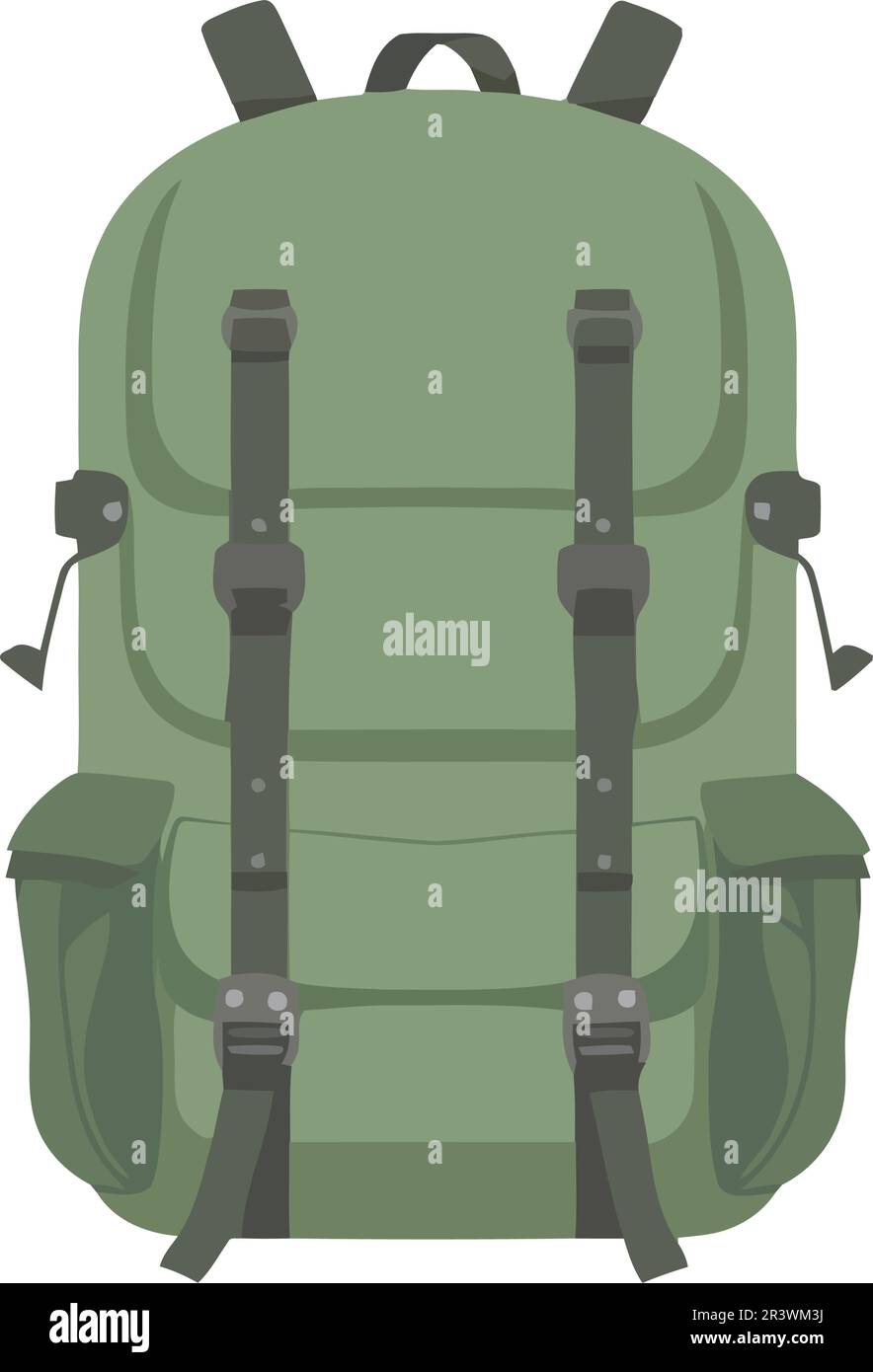 Adventure awaits with backpack equipment Stock Vector Image & Art - Alamy