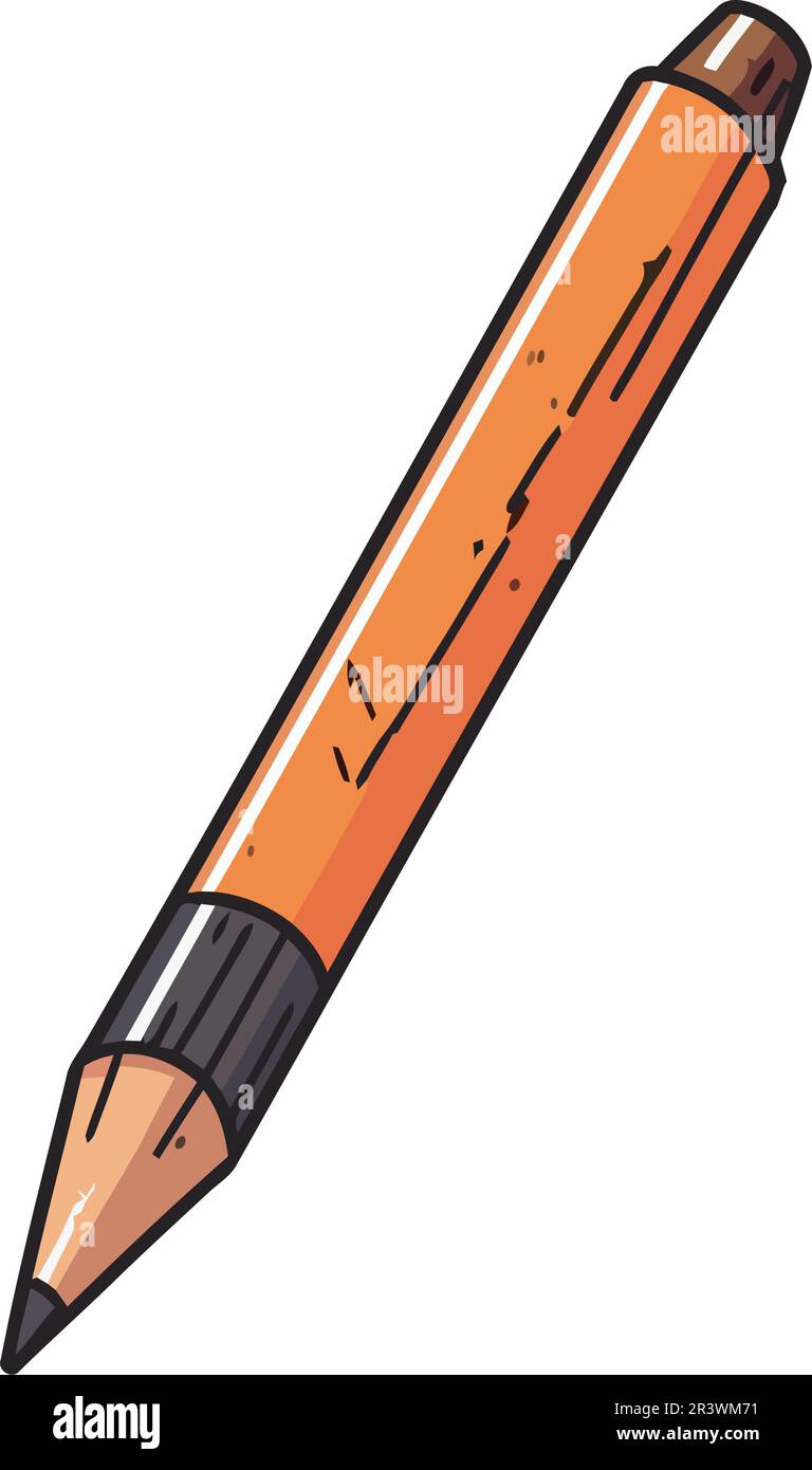 pencil drawing on blank paper space Stock Vector Image & Art - Alamy