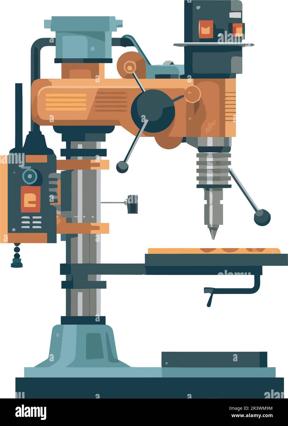 Robotic arm in factory using technology for automated machinery Stock ...