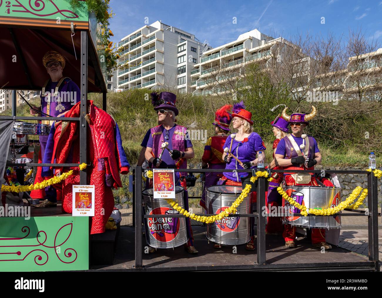 Noordwijk, Netherlands - April 22, 2023: Spectacular flower covered ...