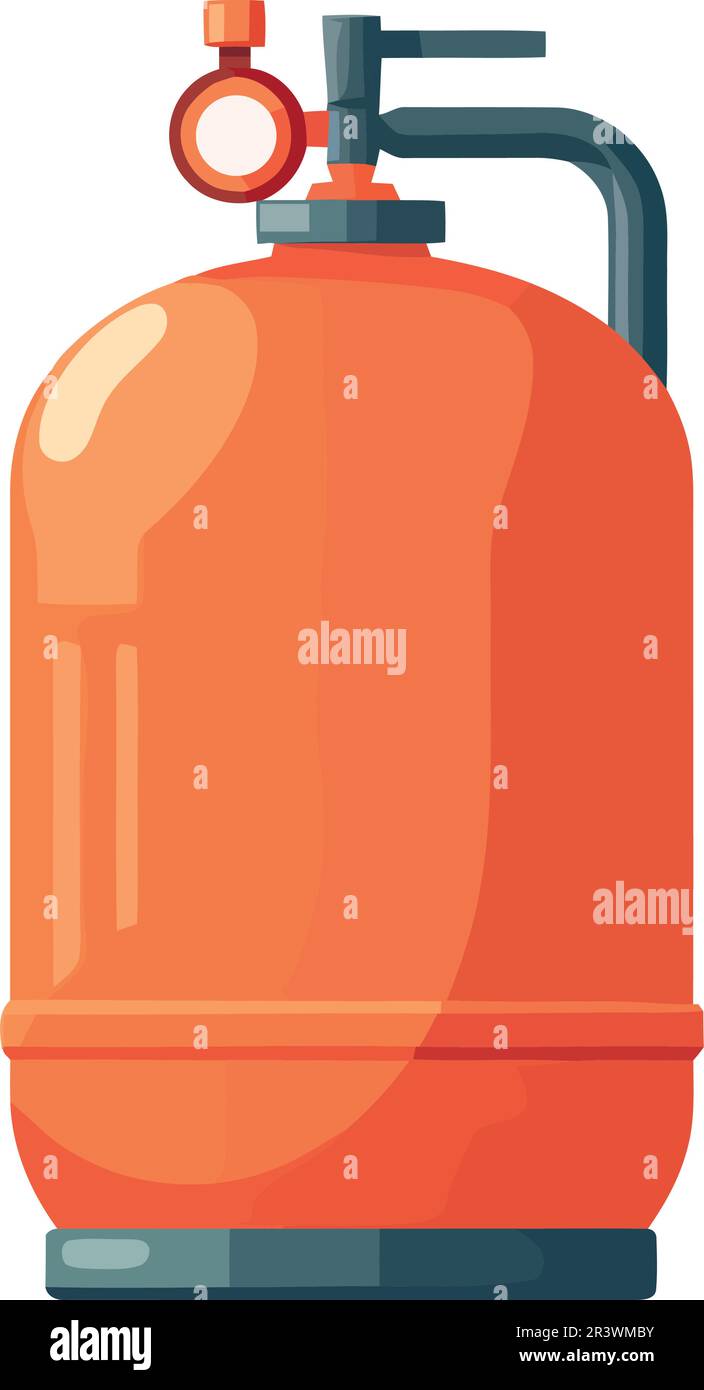 Flammable gas in metal canister, handle with care Stock Vector Image ...