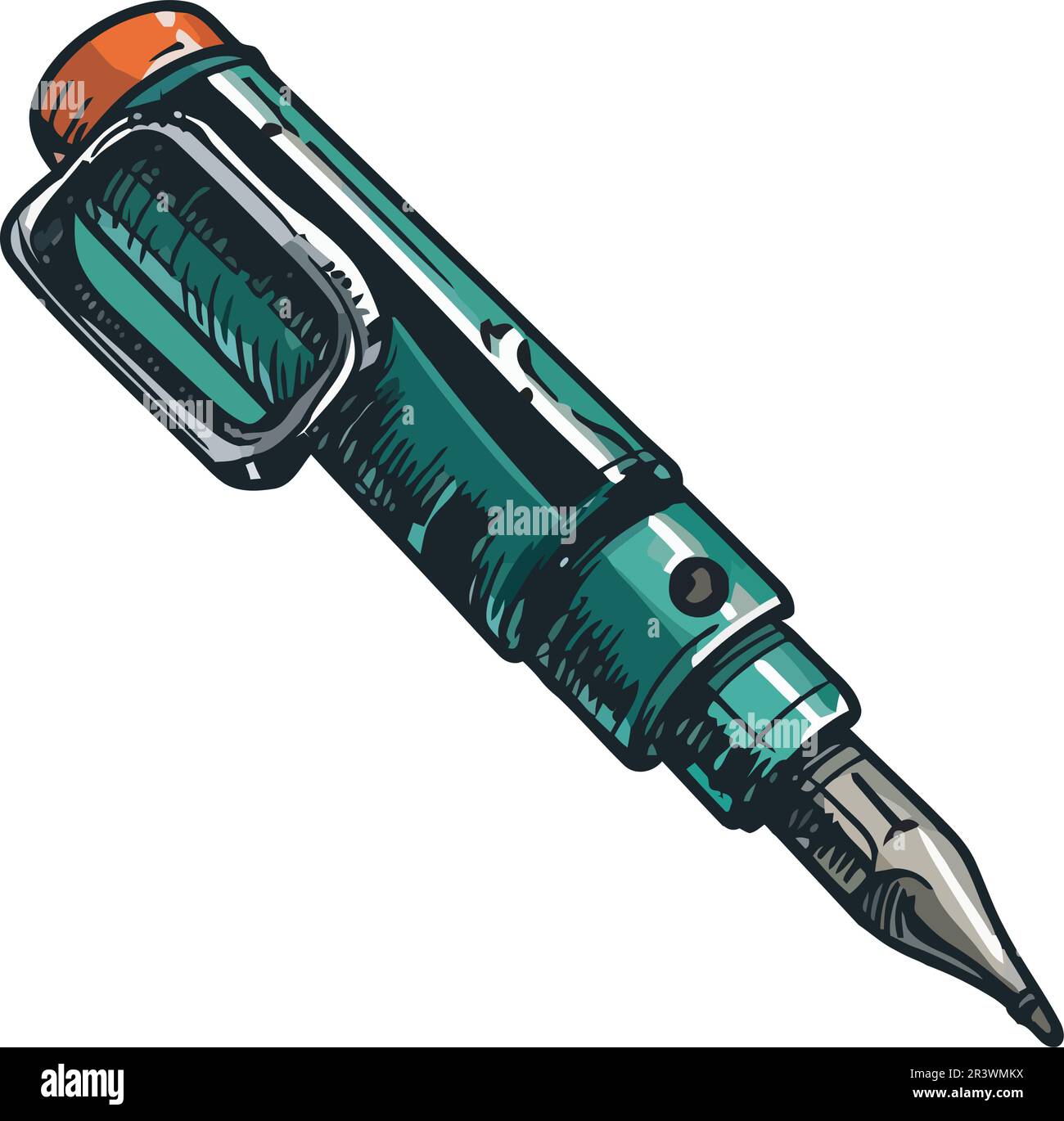 Close up hand drawing with nib hi-res stock photography and images - Alamy