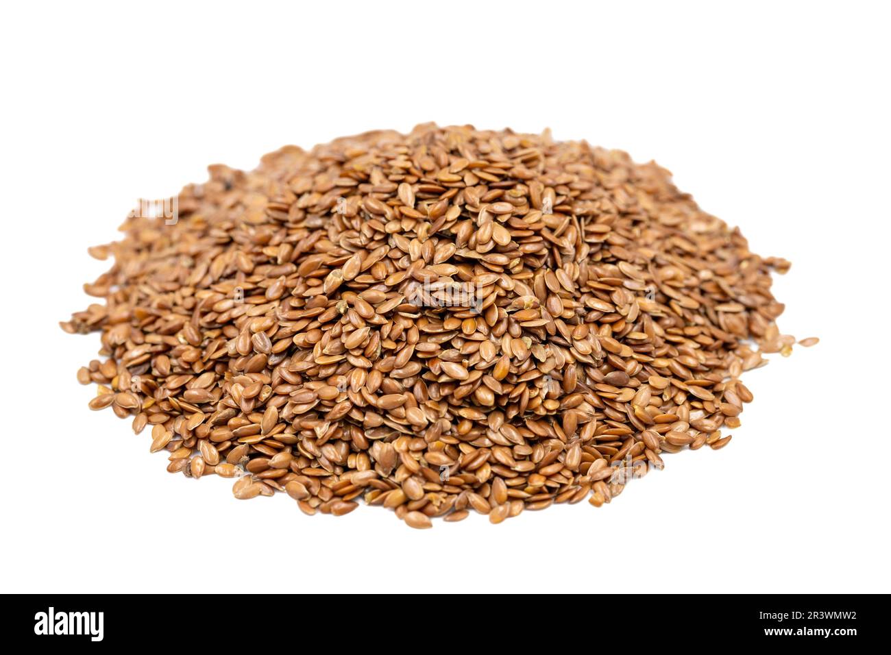 Linseed isolated on white background. Linseed or flax seed Stock Photo - Alamy