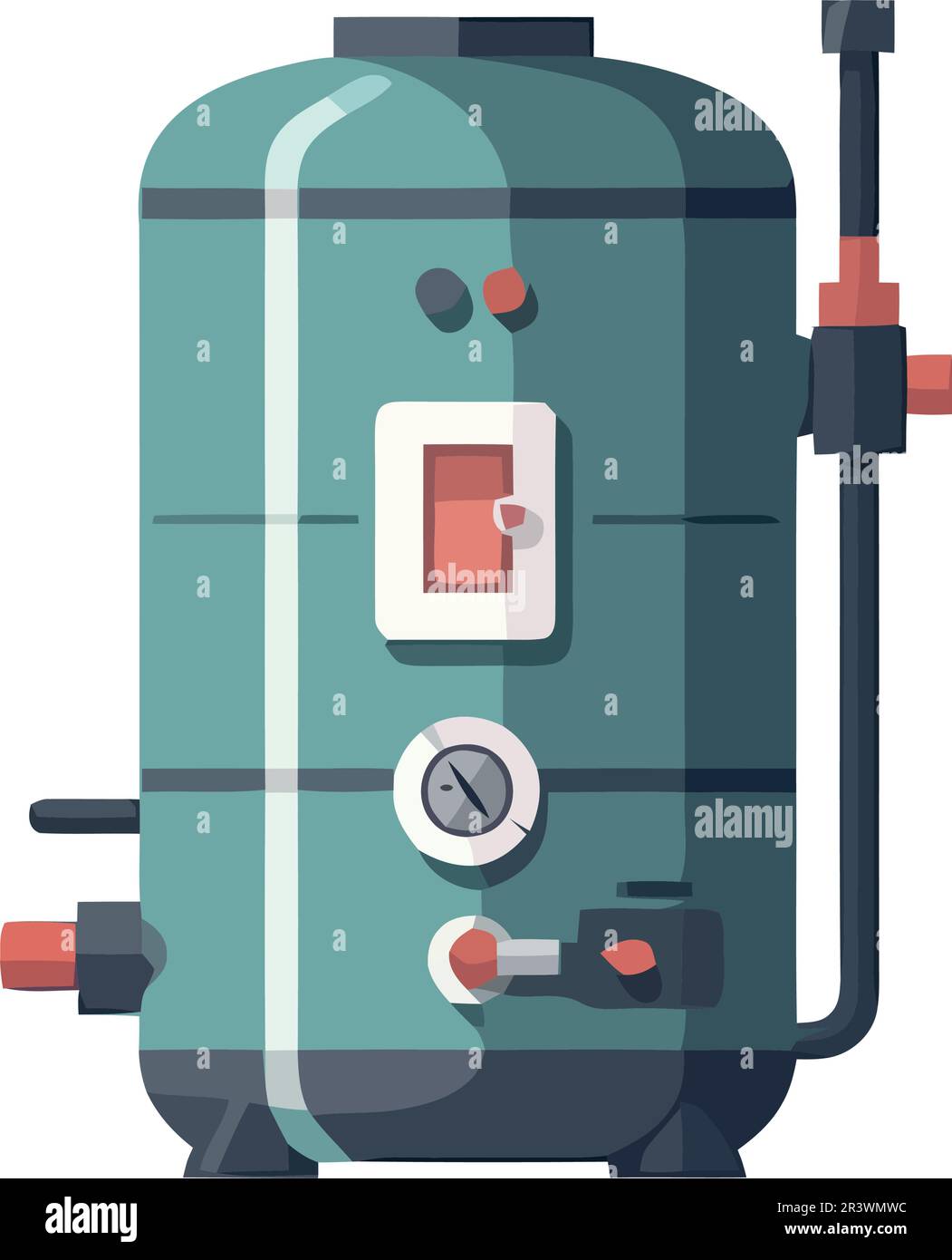 Beer Brewing Full Metal tank Stock Vector Image & Art - Alamy