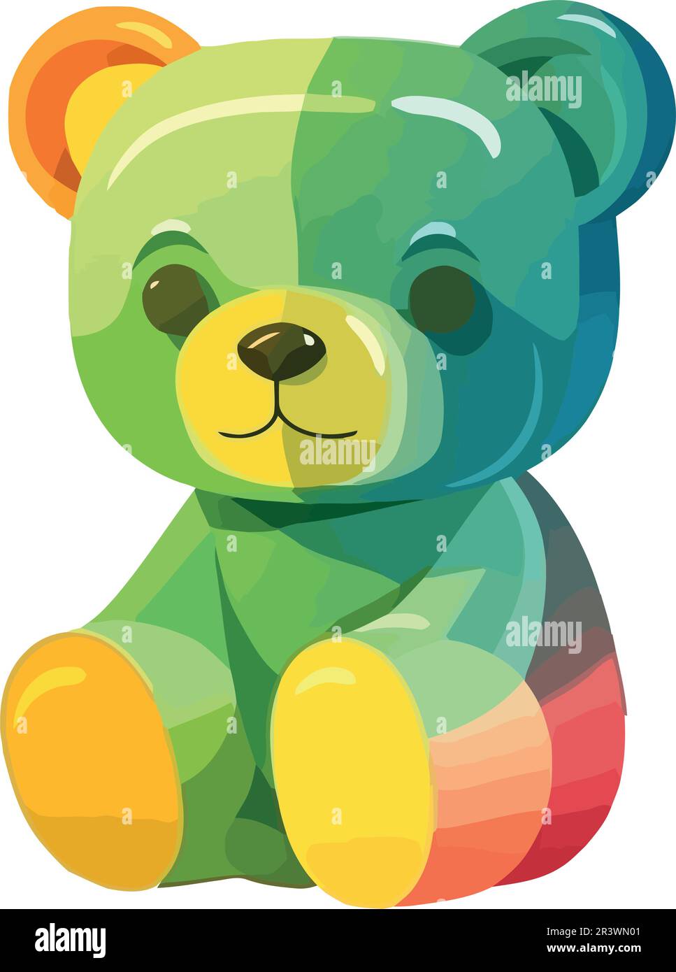 Color fruit jelly candies Stock Vector Images - Alamy