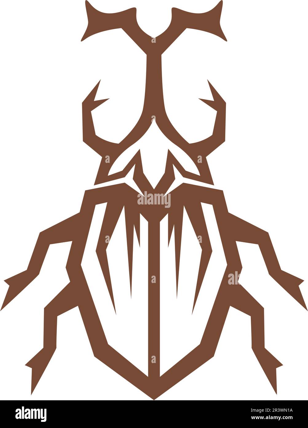 Beetle logo icon design illustration Stock Vector Image & Art - Alamy