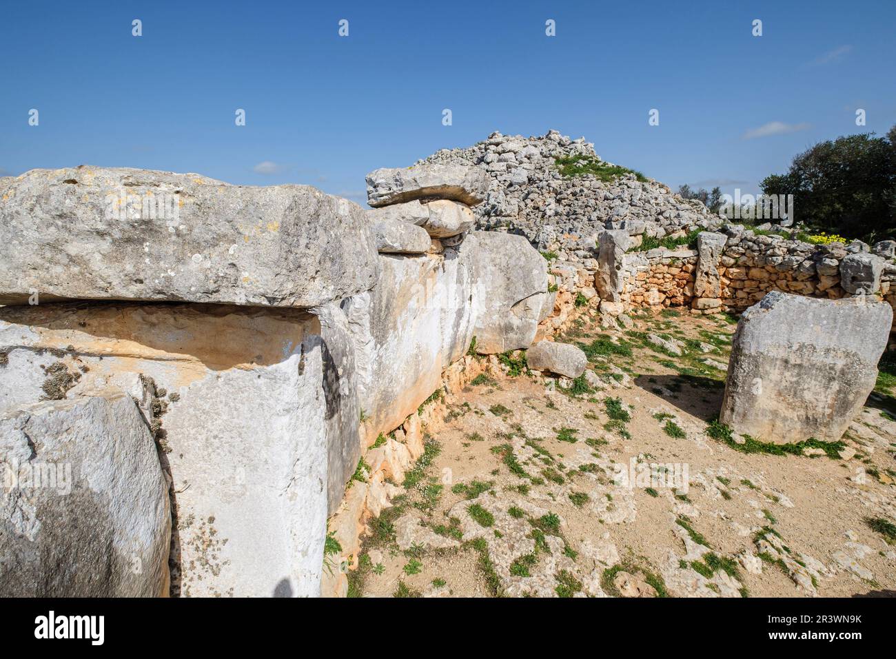 Torre d'en GalmÃ©s talayotic village Stock Photo - Alamy