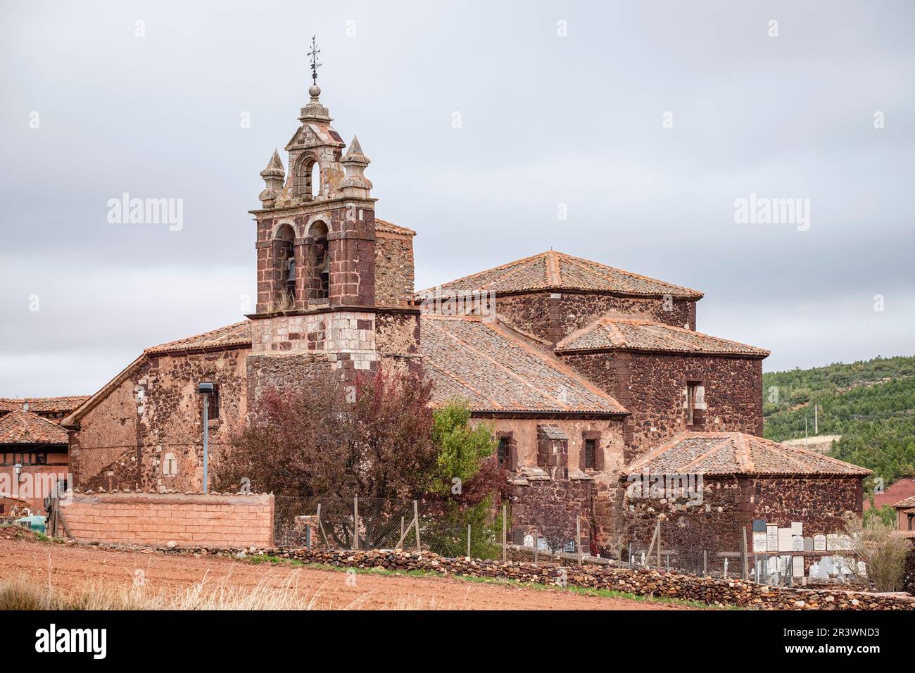San Pedro Apostol church Stock Photo - Alamy