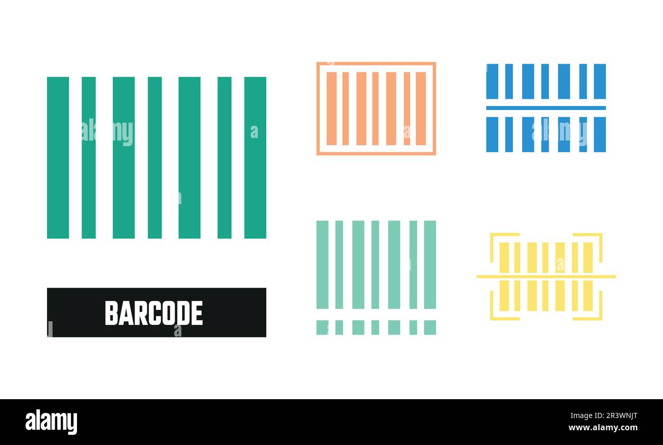Barcode Icon Set Vector Illustration Stock Vector Image & Art - Alamy