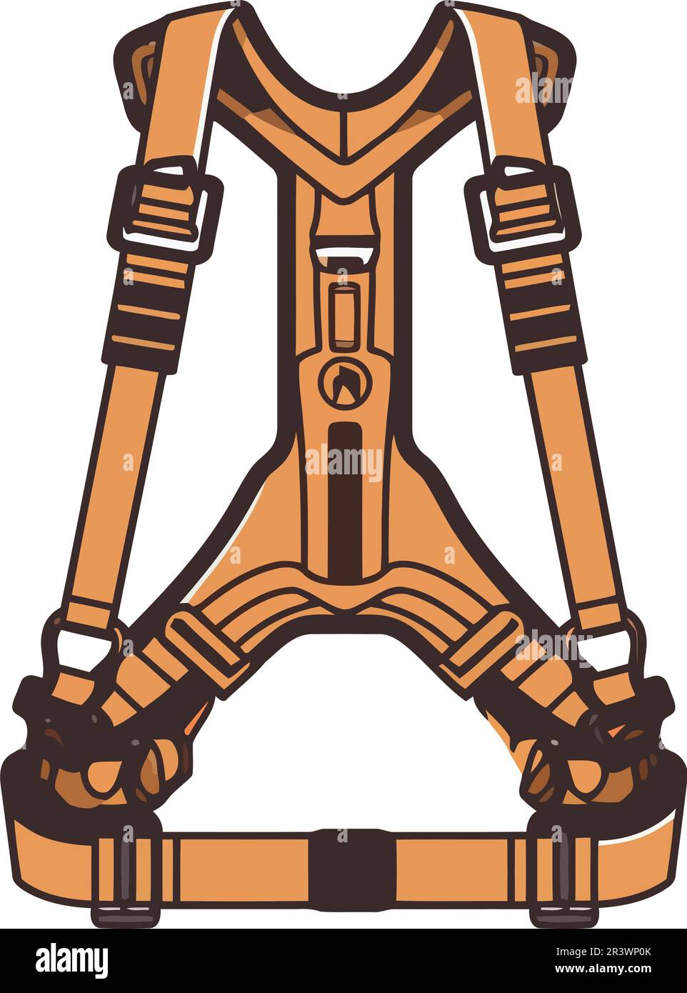 classic safety harness tool icon Stock Vector Image & Art - Alamy