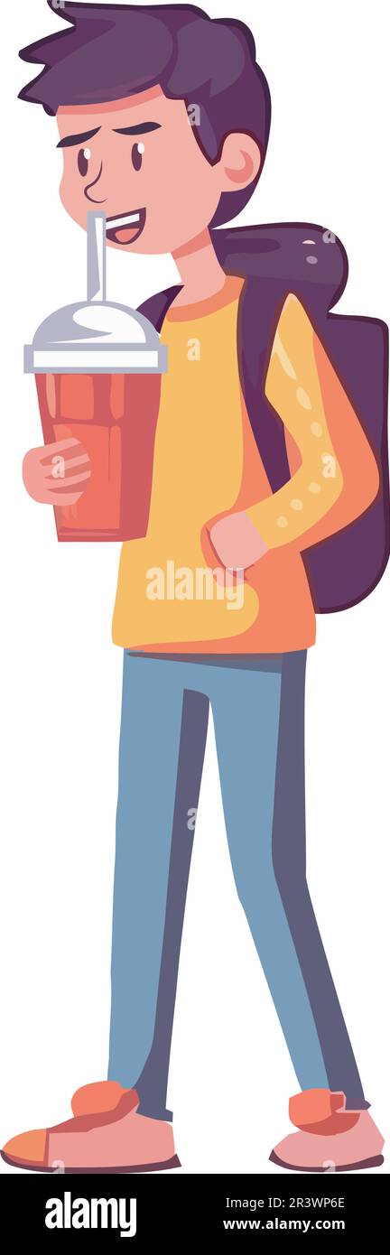 Boy drinking soda Stock Vector Images - Alamy Boy drinking soda Stock Vector Images - Alamy