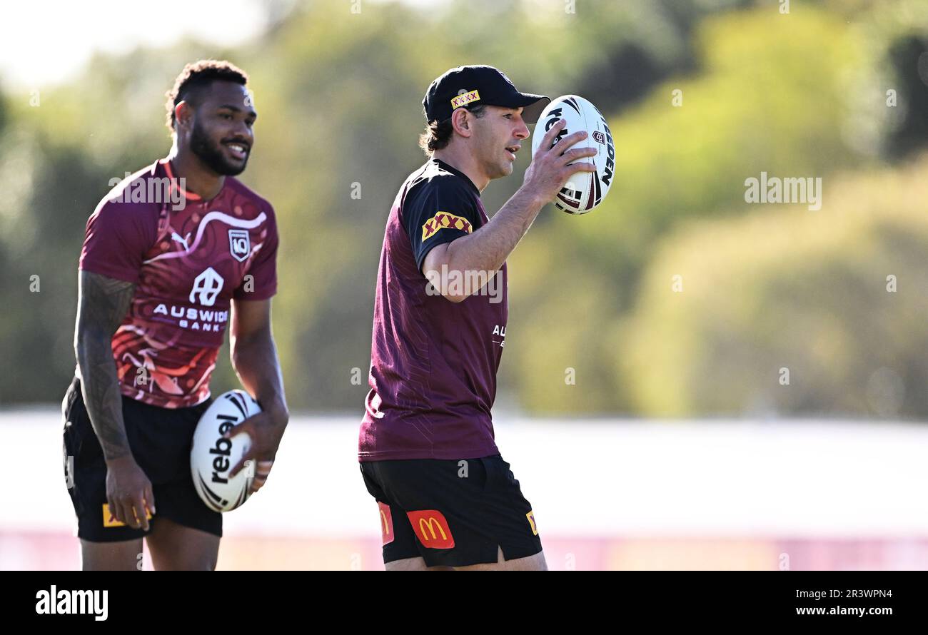 Gold Coast, Australia. 25th May, 2023. Hamiso Tabuai-Fidow looks on to ...