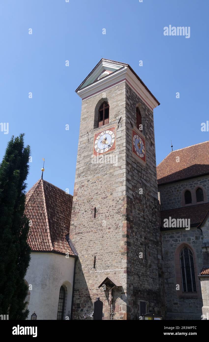Parish Church of the Assumption in Schenna Stock Photo - Alamy