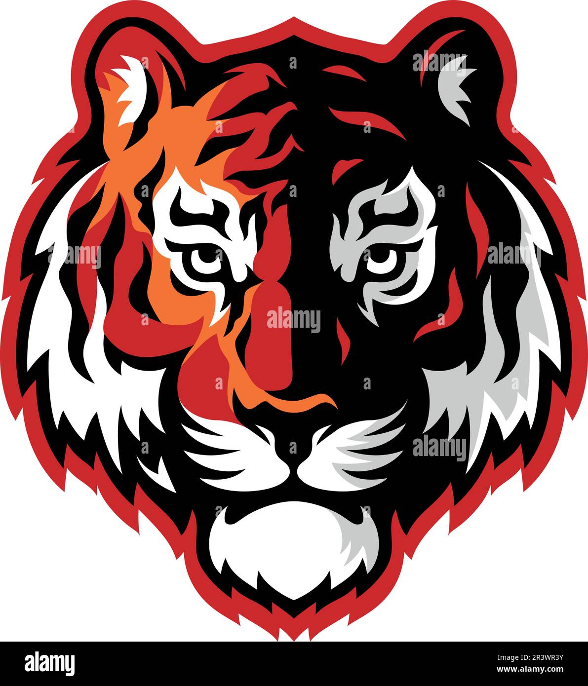 Tiger illustration vector Stock Vector Images - Alamy