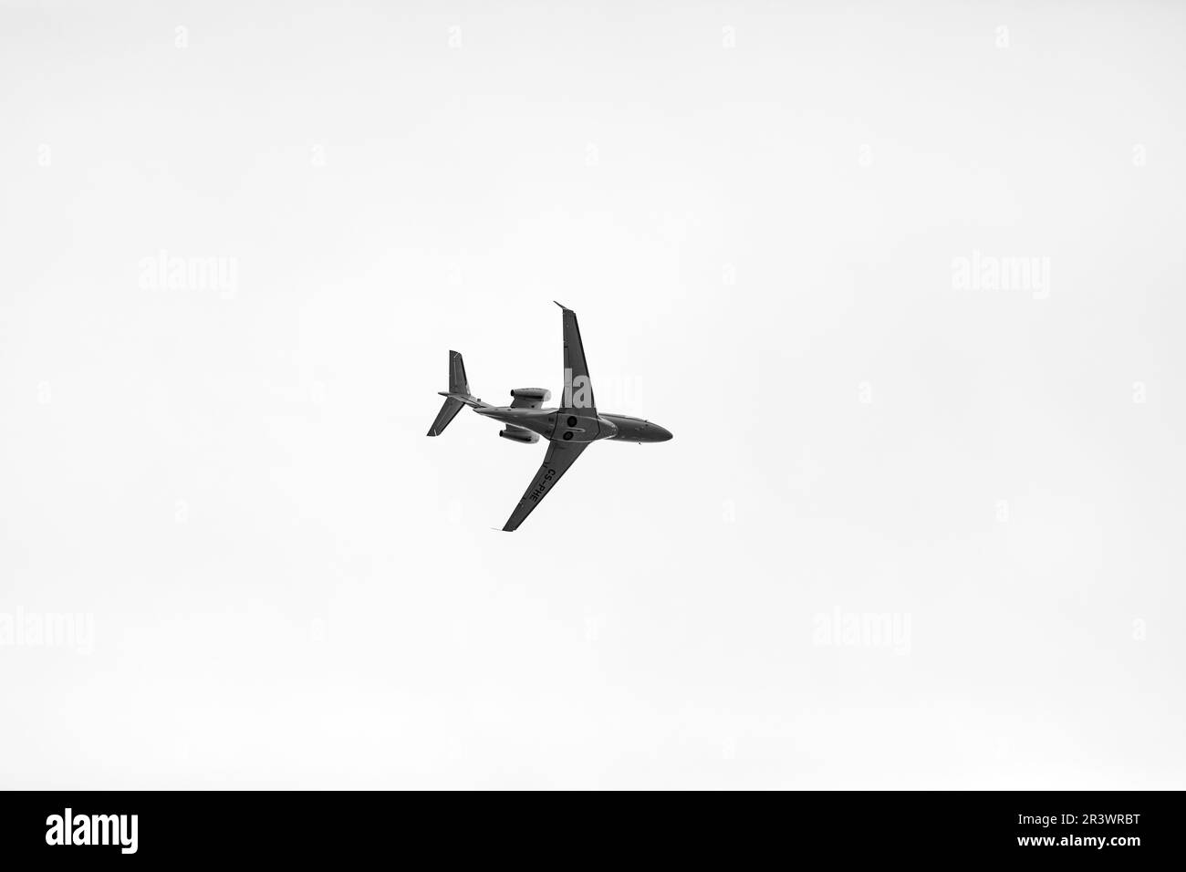 NetJets Bombardier Challenger 350 at Biarritz Airport, France Stock ...
