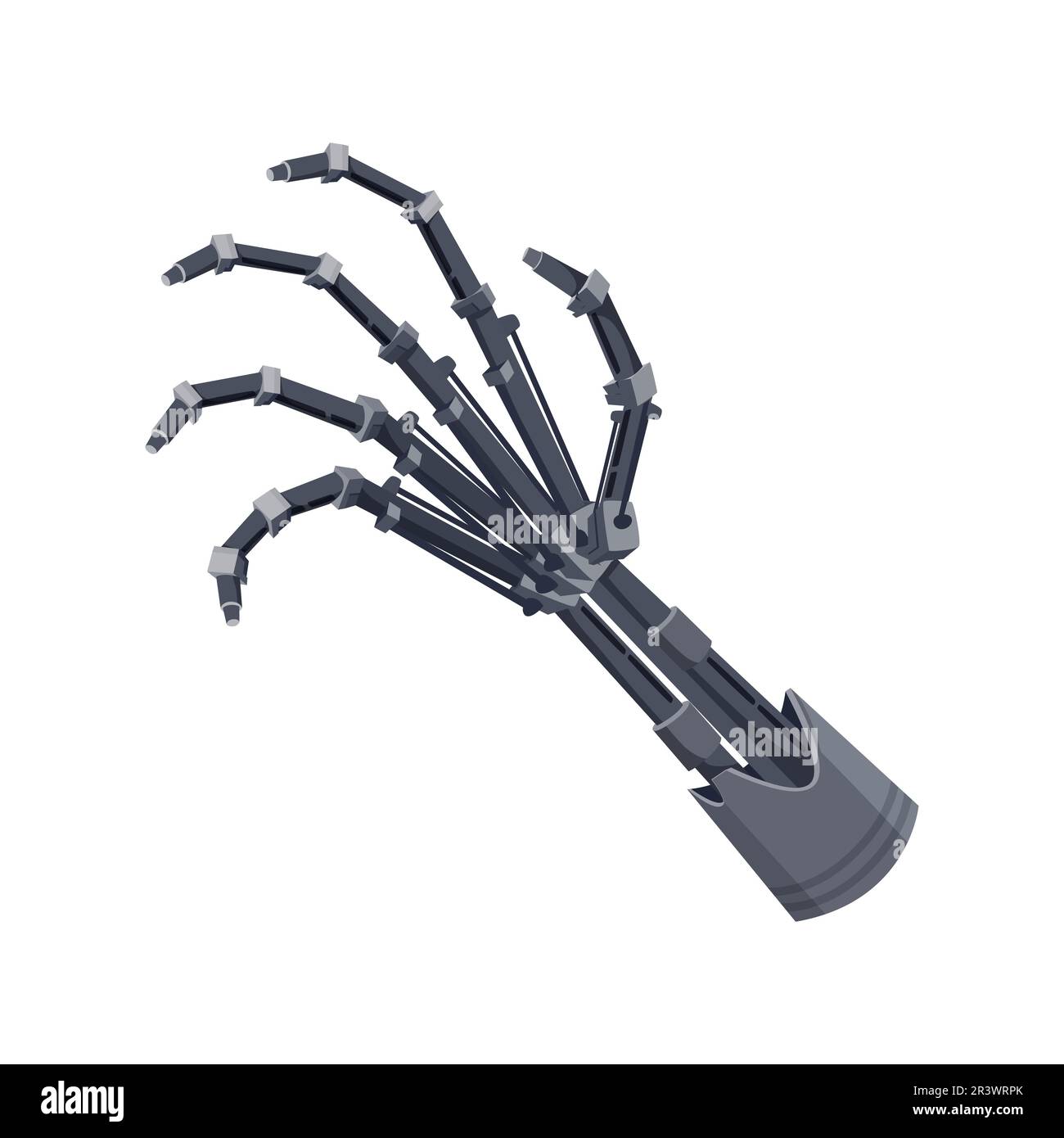 Human hand, robotic mechanical prosthesis future artificial technology ...