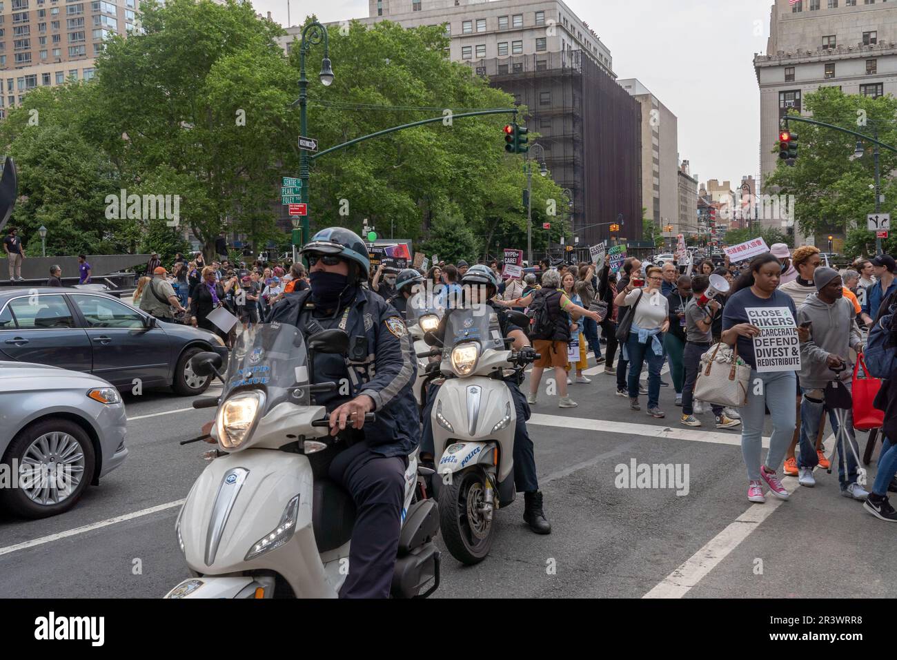 New York, New York, USA. 24th May, 2023. (NEW) Two Arrested At A Rally ...