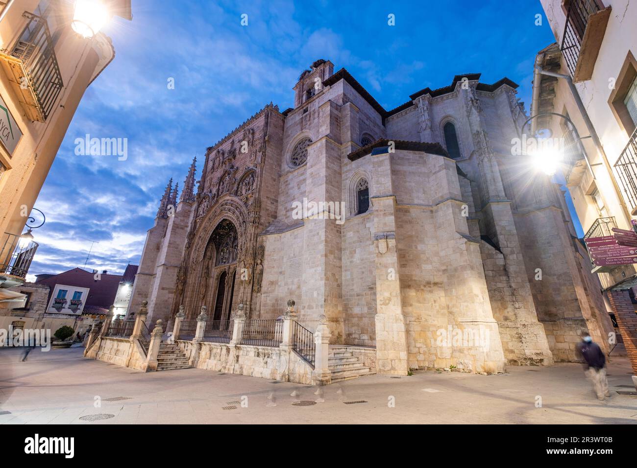 Church of Santa MarÃ­a la Real Stock Photo - Alamy