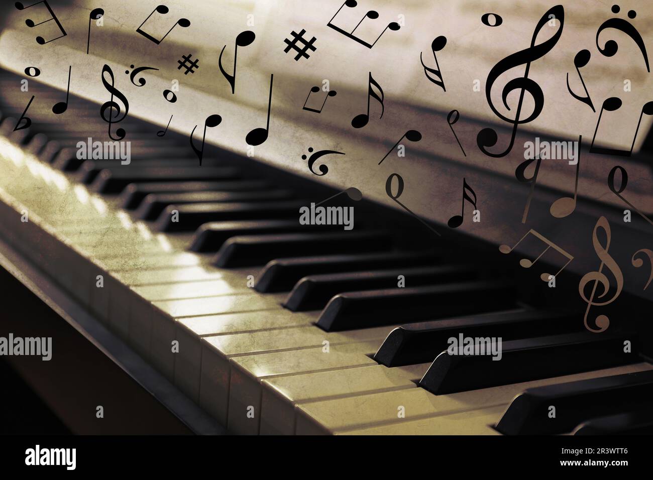 Piano Music Notes Wallpaper