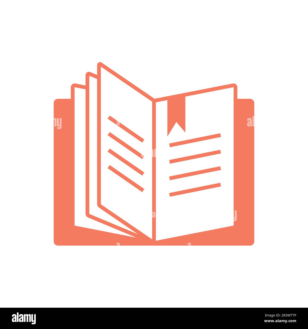 Flat Book Icon Symbol Vector Illustration Stock Vector Image & Art - Alamy