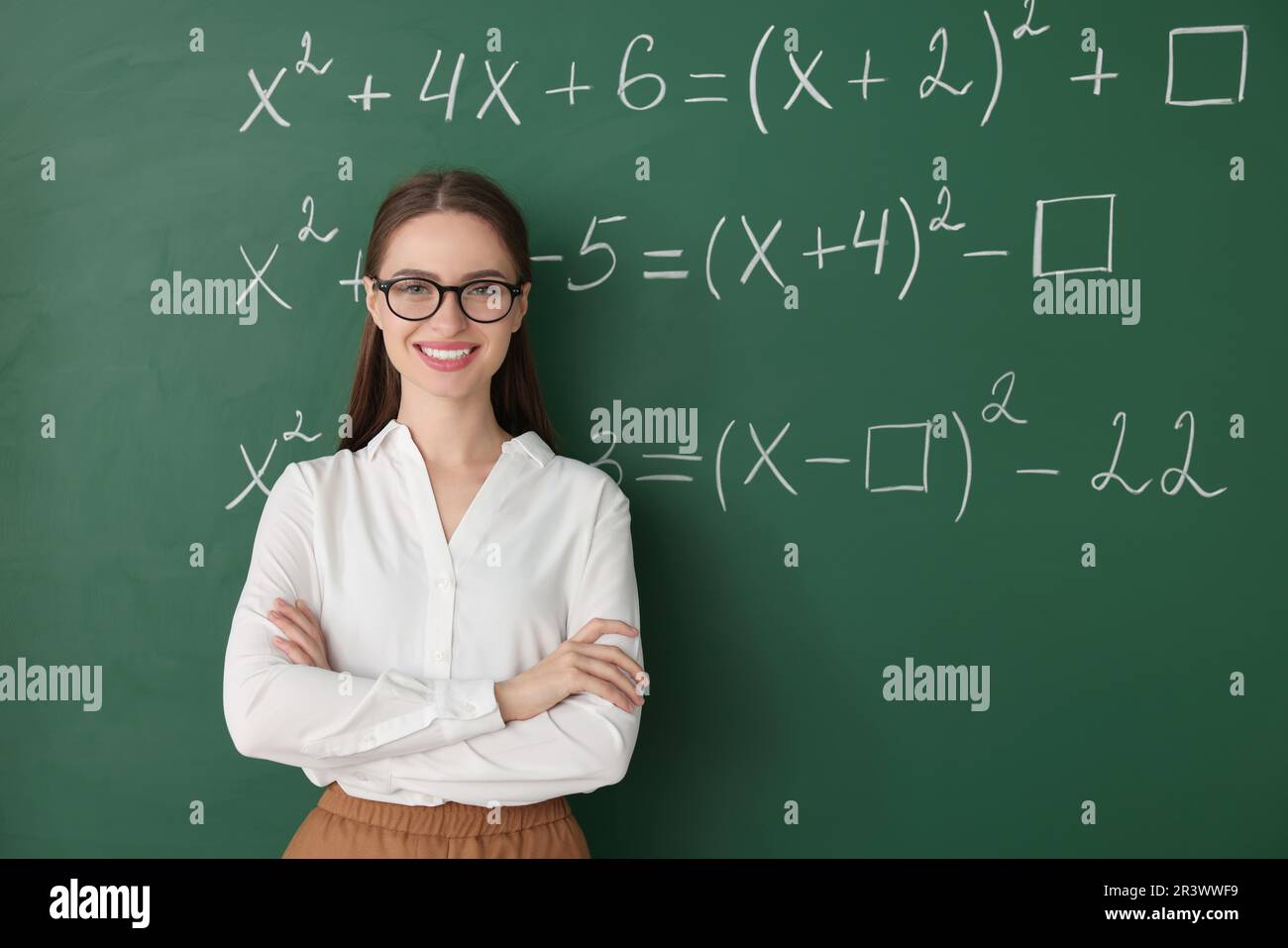 Maths teacher hi-res stock photography and images - Alamy