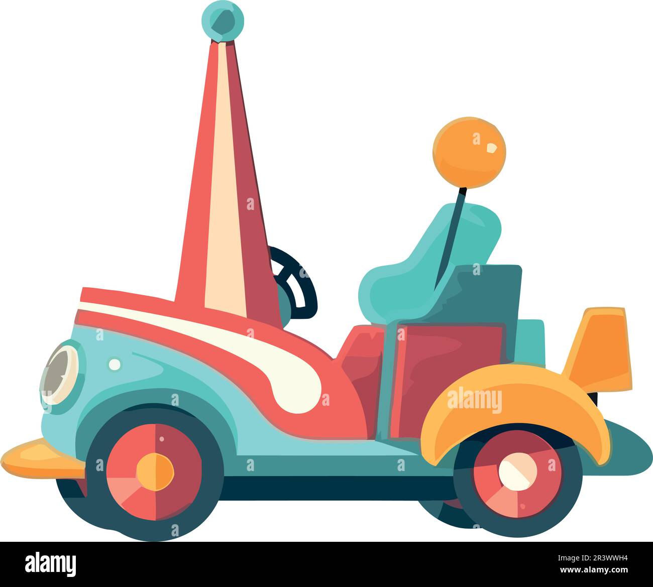 fair carnival colorful cart icon Stock Vector Image & Art - Alamy
